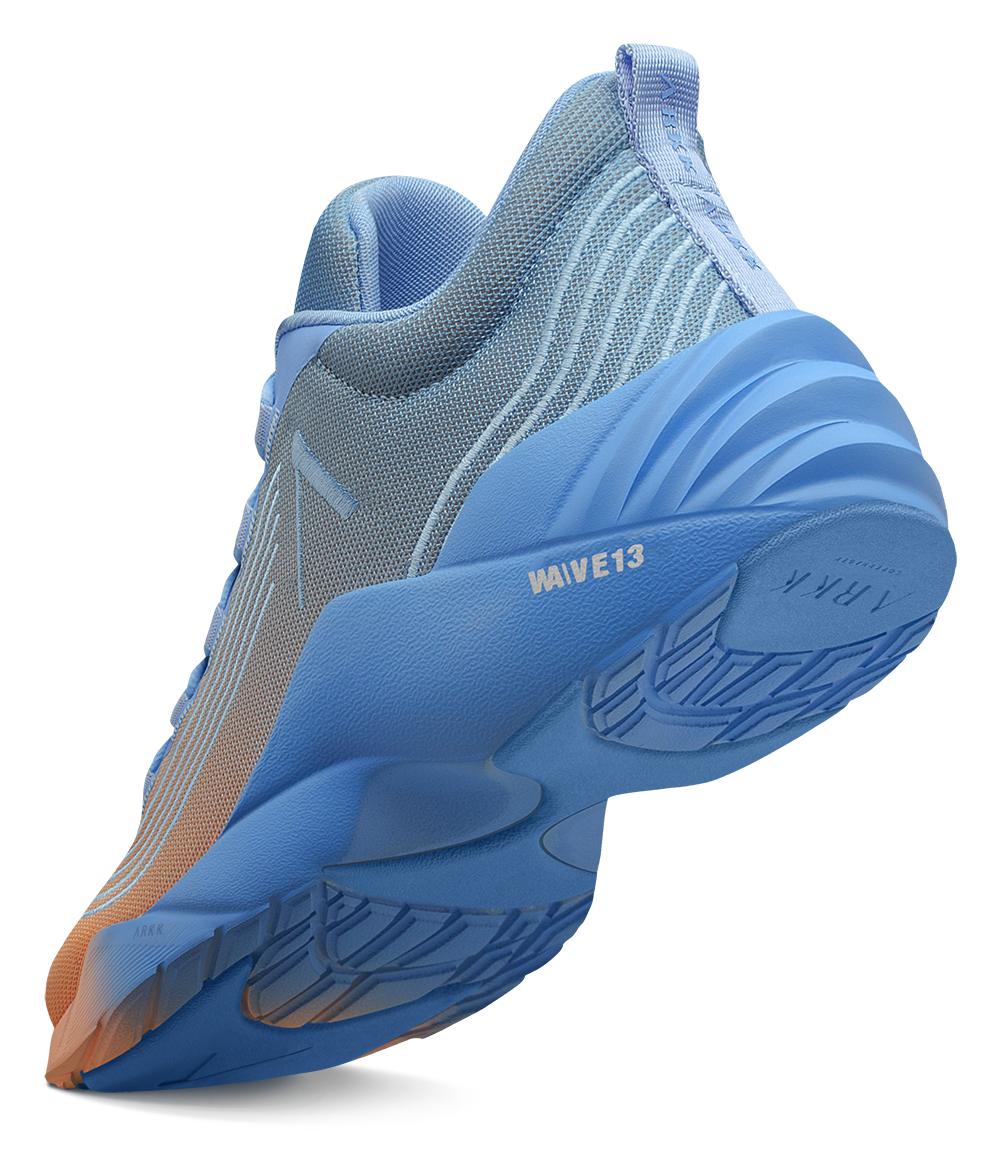 Avory Mesh W13 | Faded Baby Blue Peach | Women